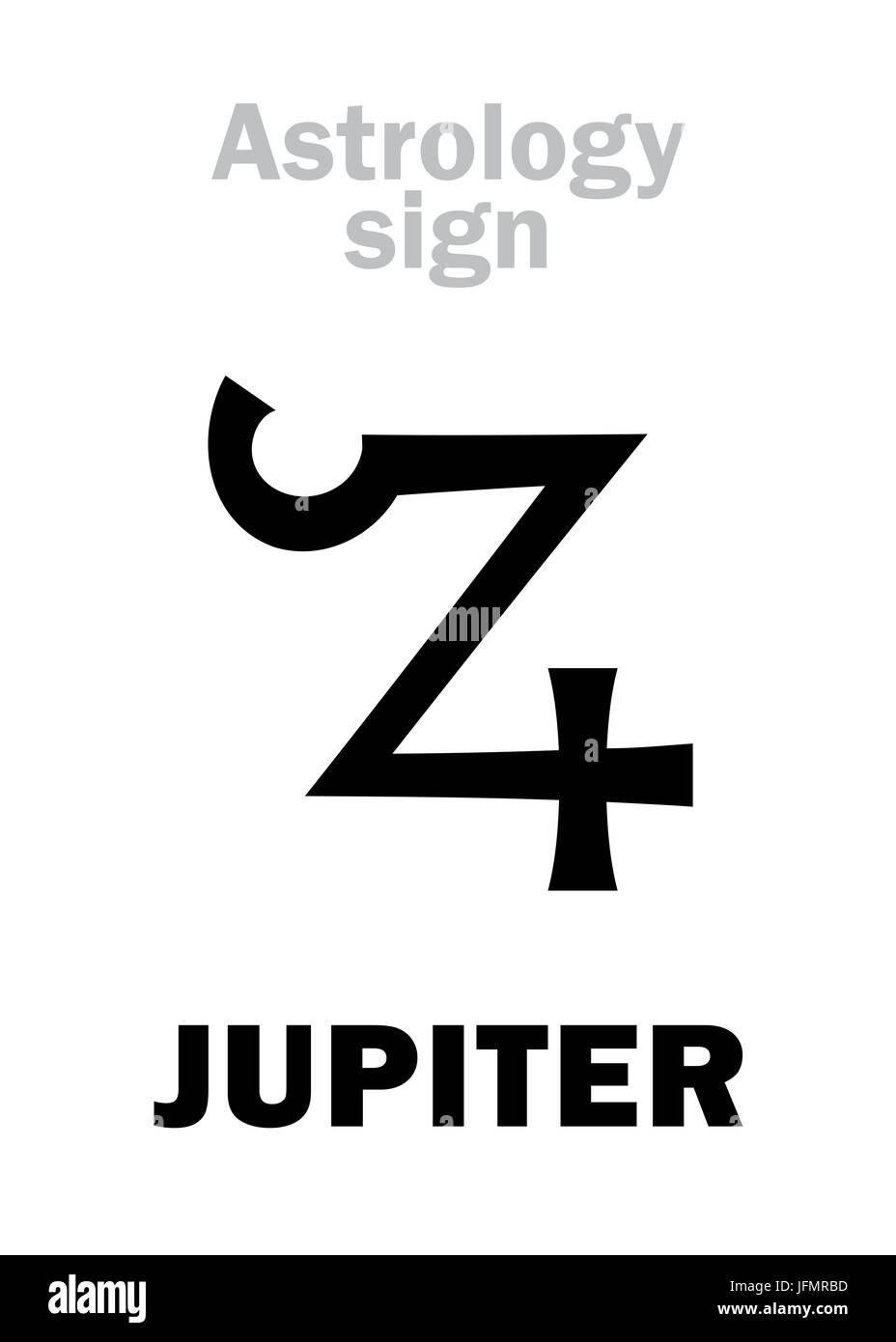 Astrology: planet JUPITER Stock Photo - Alamy