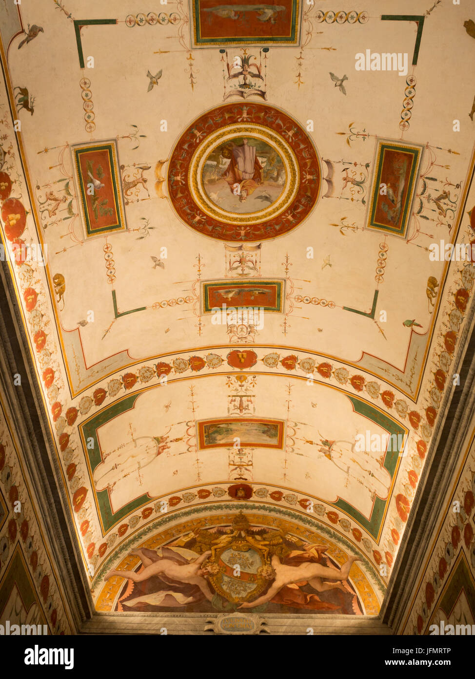 Vatican Museum interior ceiling Stock Photo - Alamy