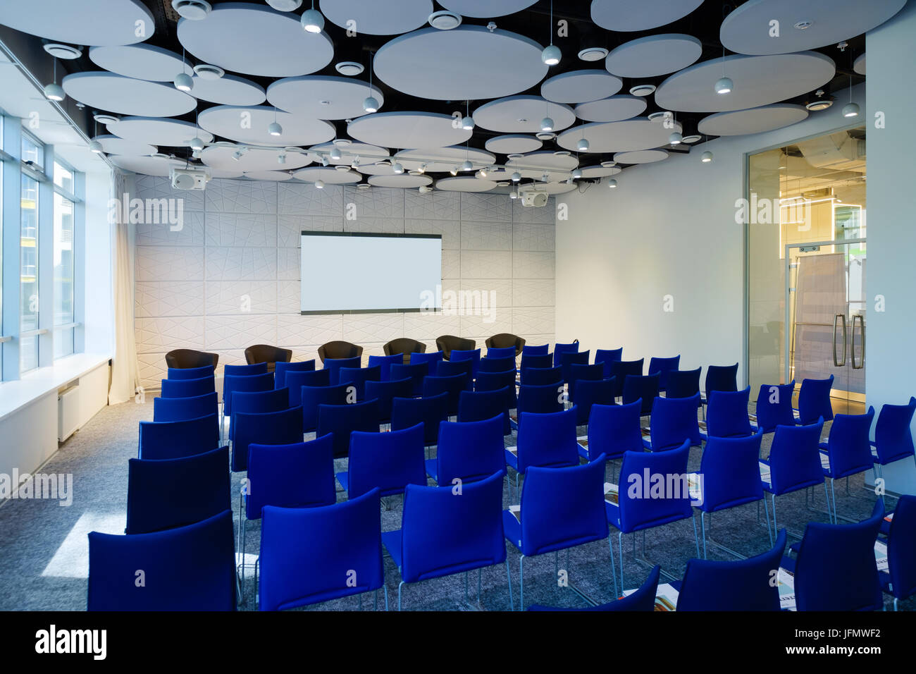 Interior of modern conference hall Stock Photo - Alamy