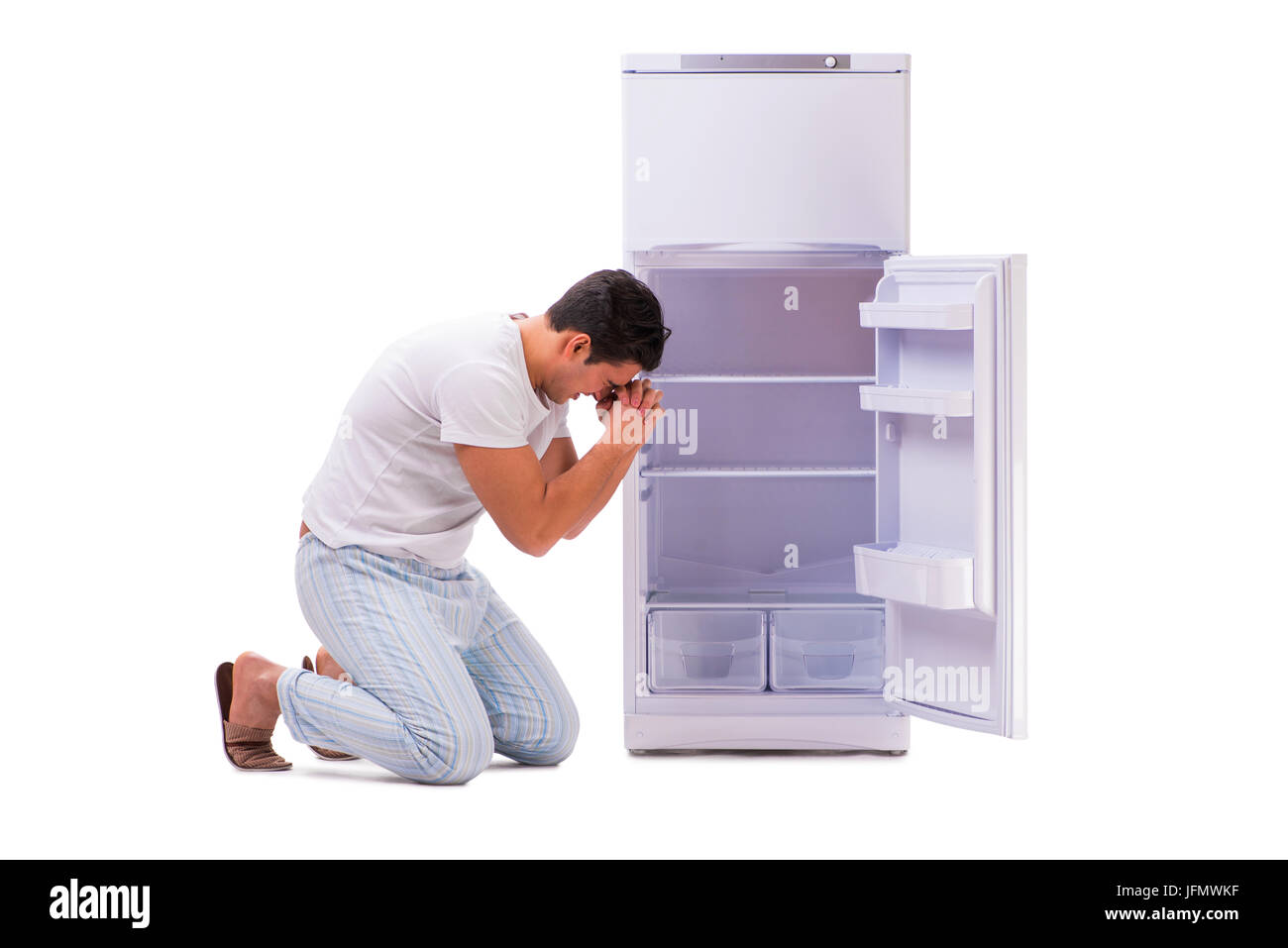 Young handsome next to bridge isolated on white background Stock Photo ...