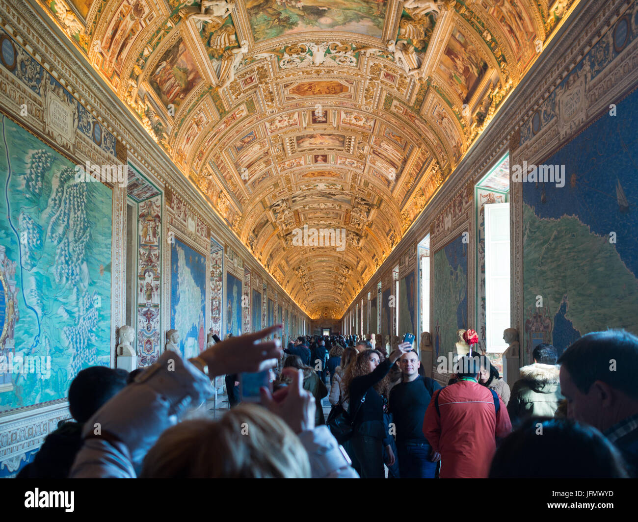 Painted ceiling of vatican museum hi-res stock photography and images - Alamy