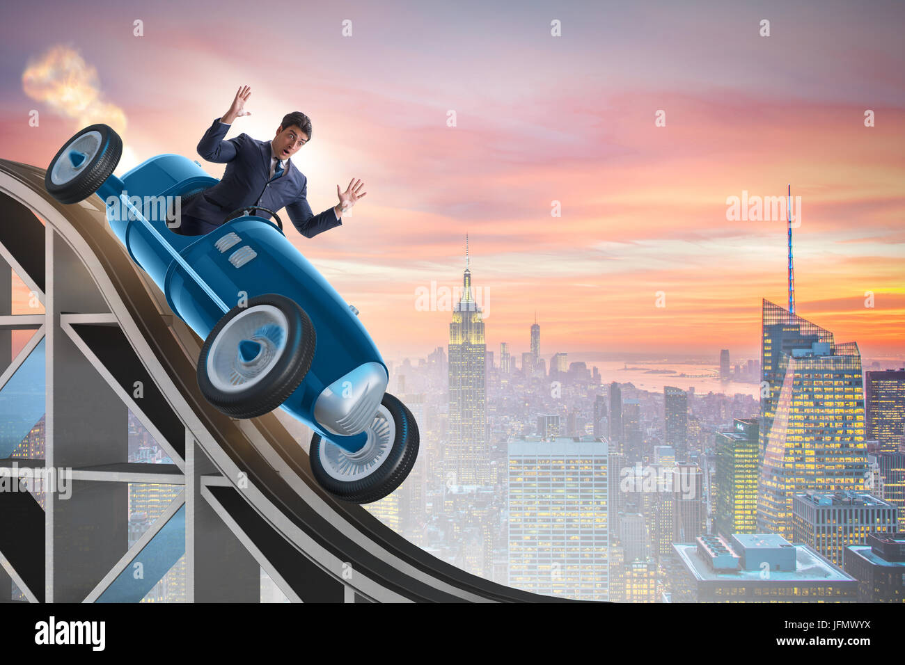 Roller coaster car hi-res stock photography and images - Alamy