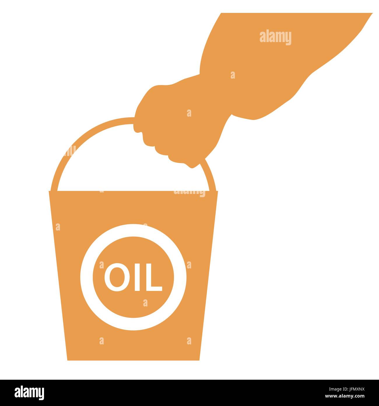 Carrying a bucket Stock Vector Images - Alamy