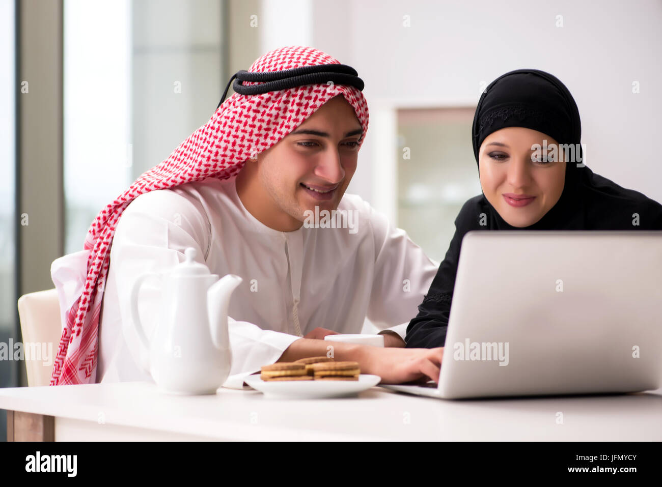 Burka woman husband hi-res stock photography and images - Alamy