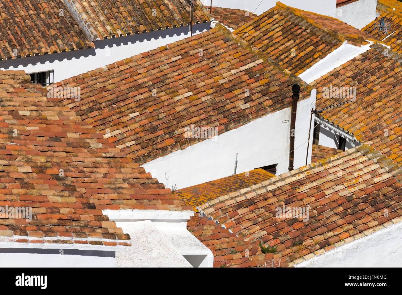 roofs of Casares Stock Photo - Alamy