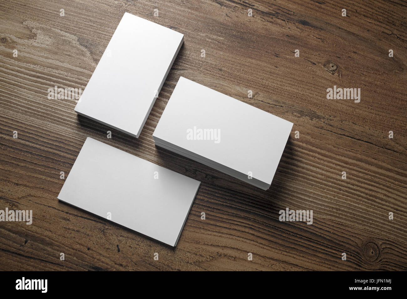 Blank business cards Stock Photo - Alamy