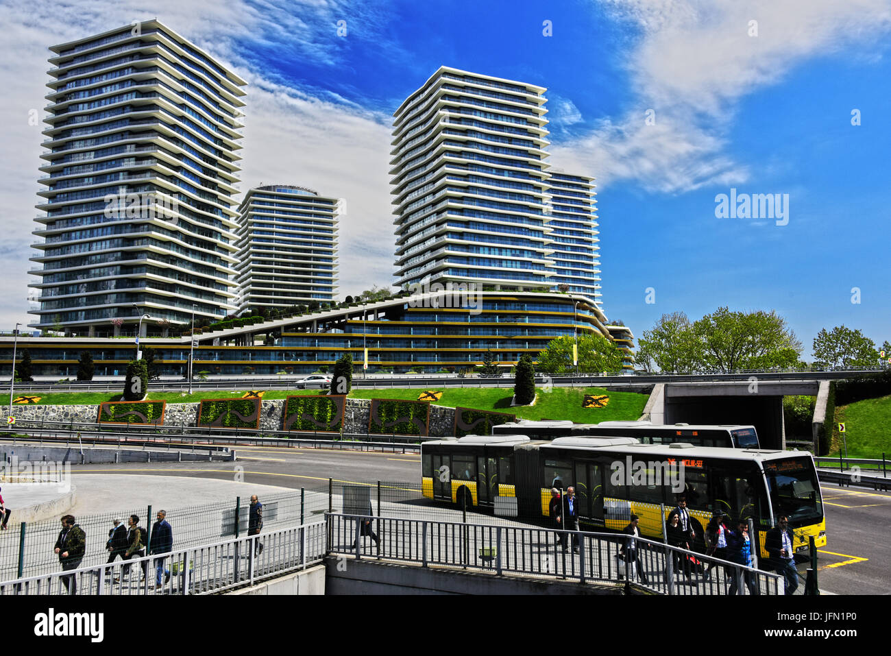 Modern residential architecture in Istanbul, Turkey Stock Photo - Alamy