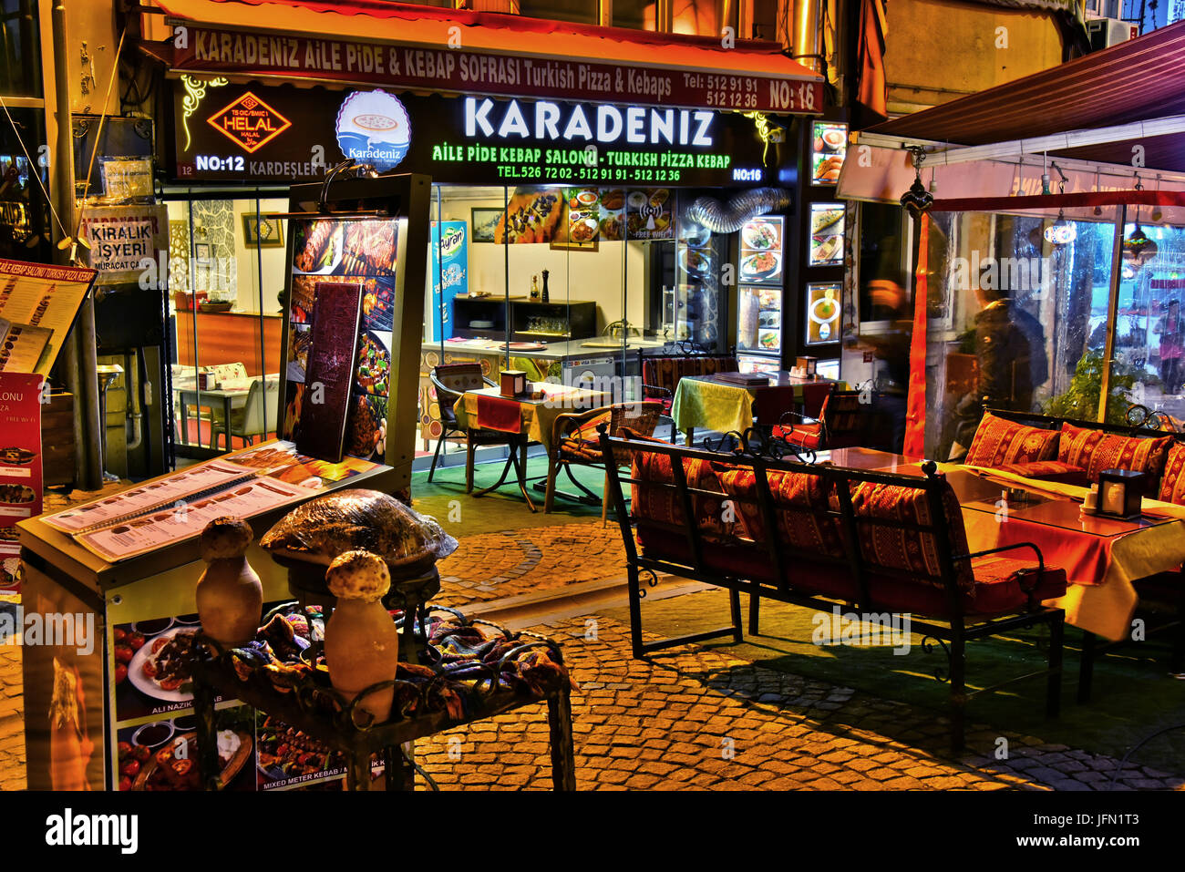 Restaurants in Istanbul, Turkey Stock Photo - Alamy