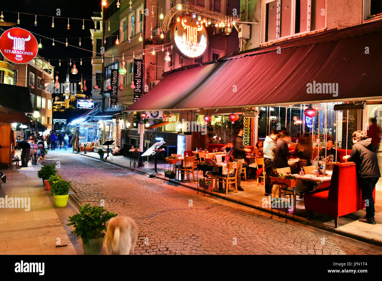 Restaurants in Istanbul, Turkey Stock Photo - Alamy