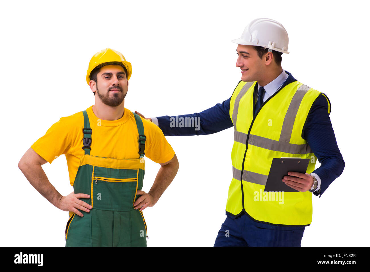 Construction workers arguing hi-res stock photography and images - Alamy