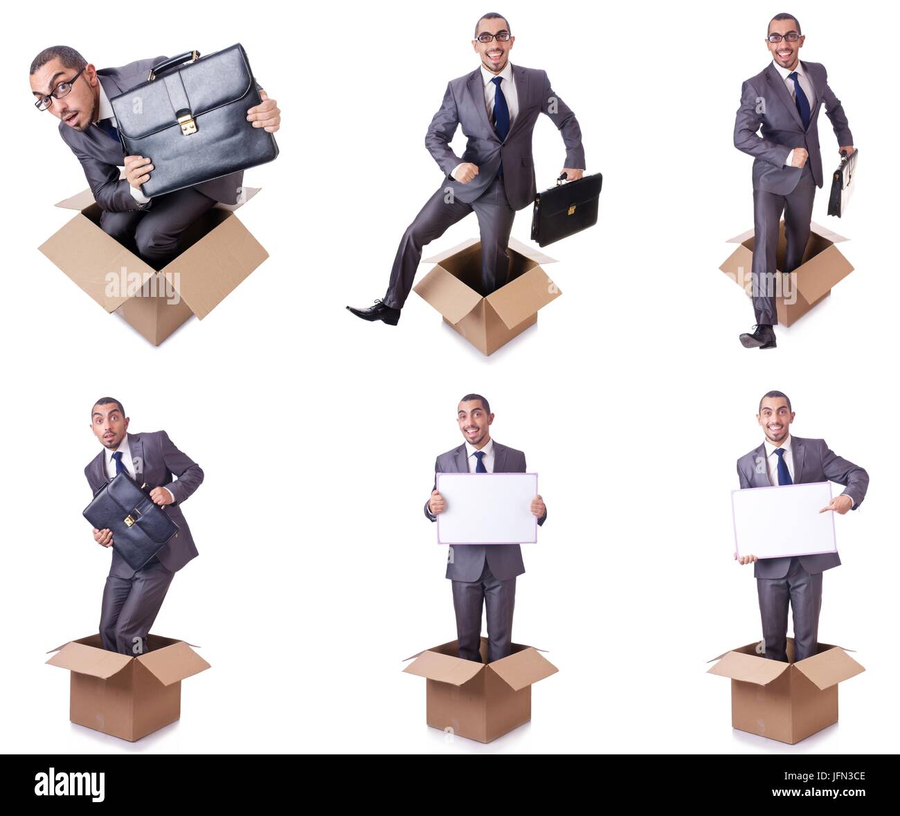 The thinking out of box concept Stock Photo - Alamy