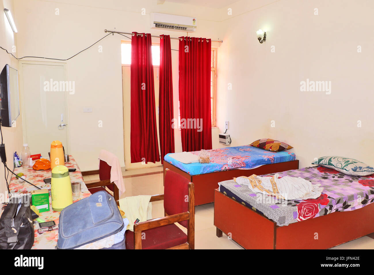 Interior of an Indian domestic room Stock Photo - Alamy