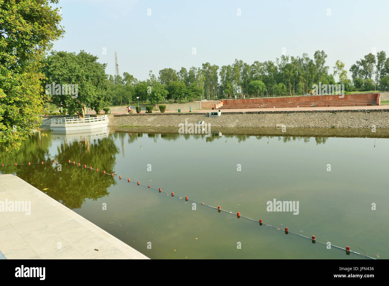 The sacred pond Jyotisar, one of the most revered holy sites of ...