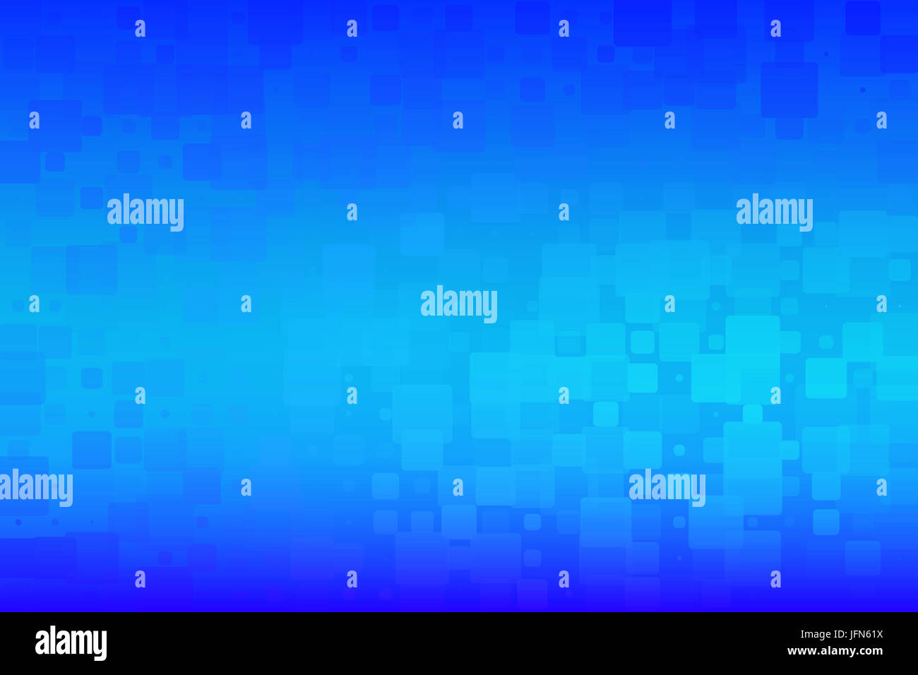 Azure blue abstract glowing background with random sizes rounded ...