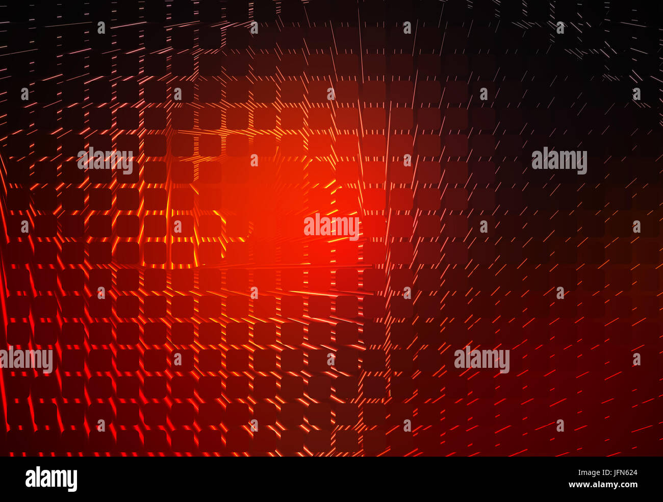 Red brown black glowing spiral mosaic rounded corners square tiles ...