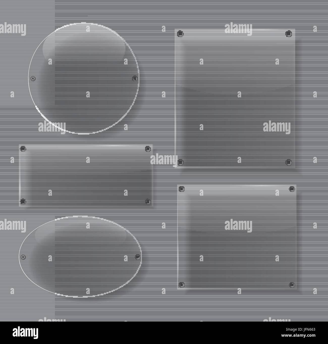 Glass Transparency Frame Vector Illustration Stock Vector Image & Art ...