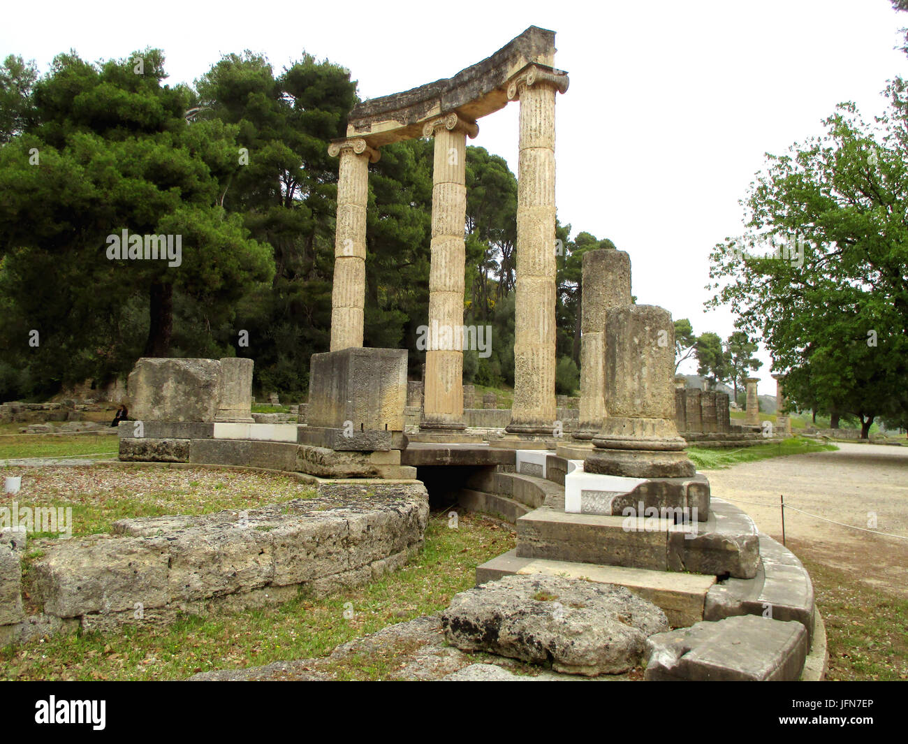 The Philippeion, ancient Greek sanctuary erected by Philip II, King of ...