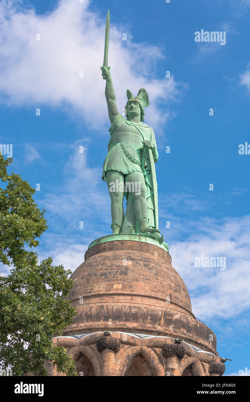 Hermann Monument in the Teutoburg Forest in Germany Stock Photo - Alamy