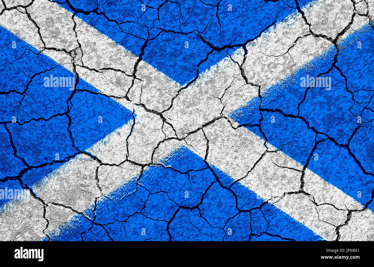 White scotland flag hi-res stock photography and images - Alamy