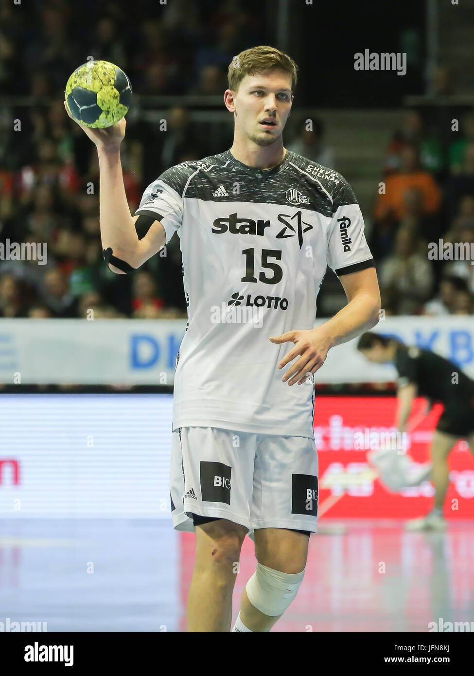 German handball player Christian Dissinger (THW Kiel Stock Photo - Alamy