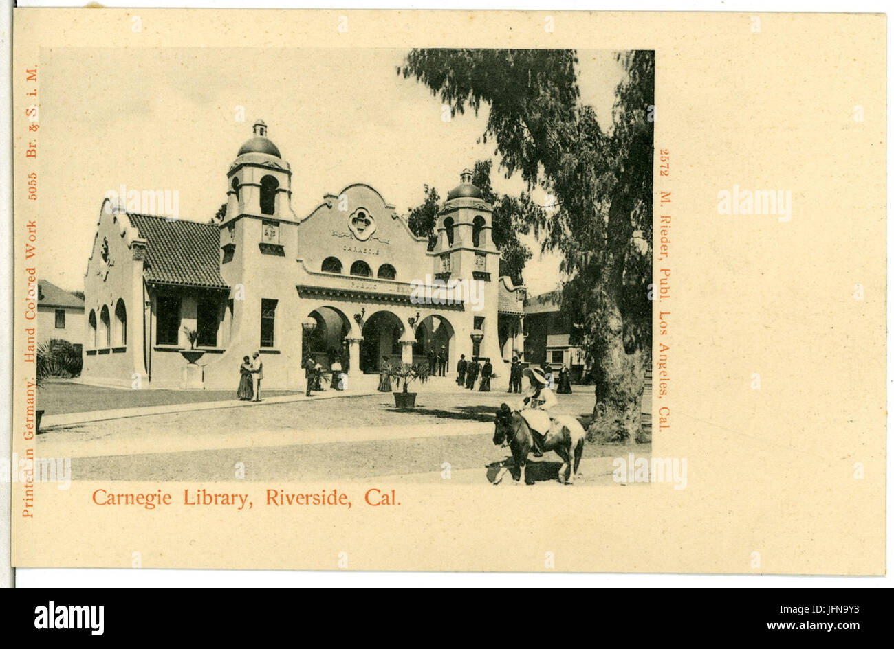 05055-Riverside-1904-carnegie Library, Riverside, California-Brück ...