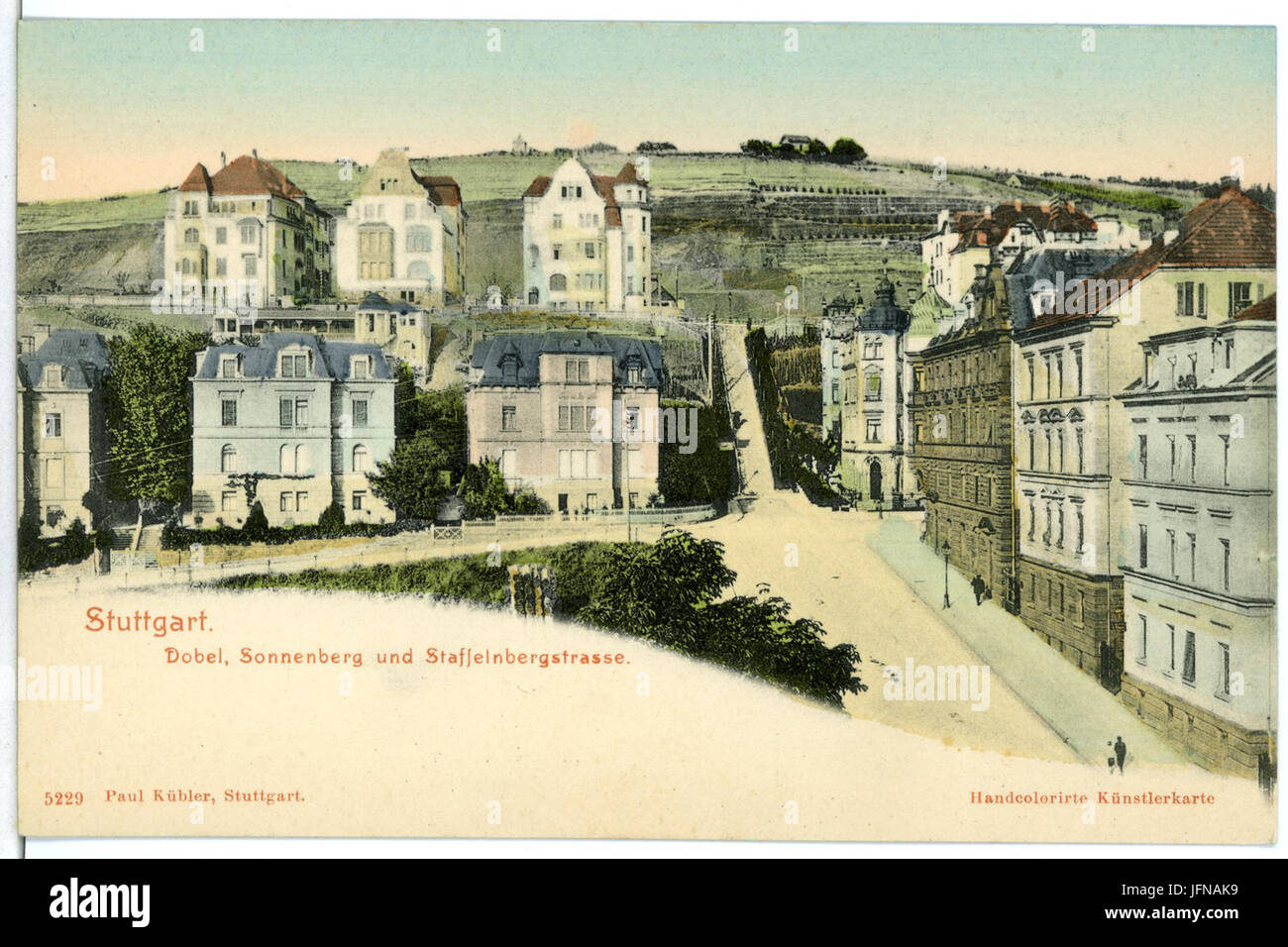 Old map of stuttgart hi-res stock photography and images - Alamy
