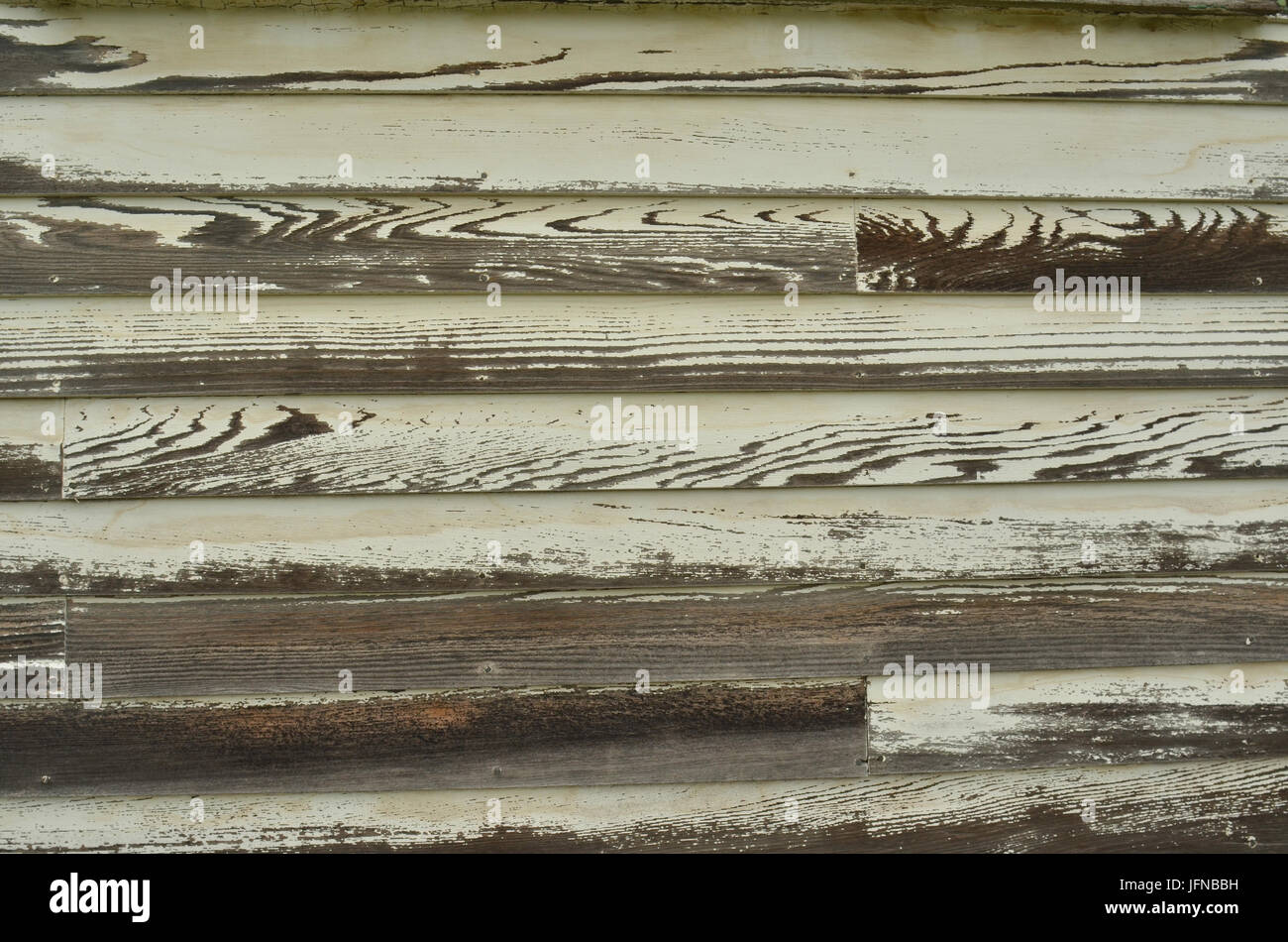 weathered wood grain flaking white paint Stock Photo - Alamy