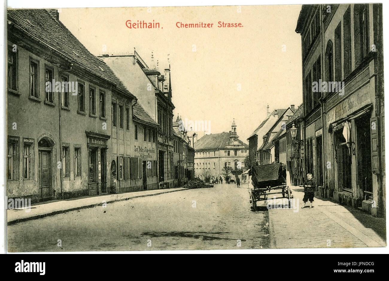06260-Geithain-1905-Chemnitzer Straße-Brück & Sohn Kunstverlag Stock ...