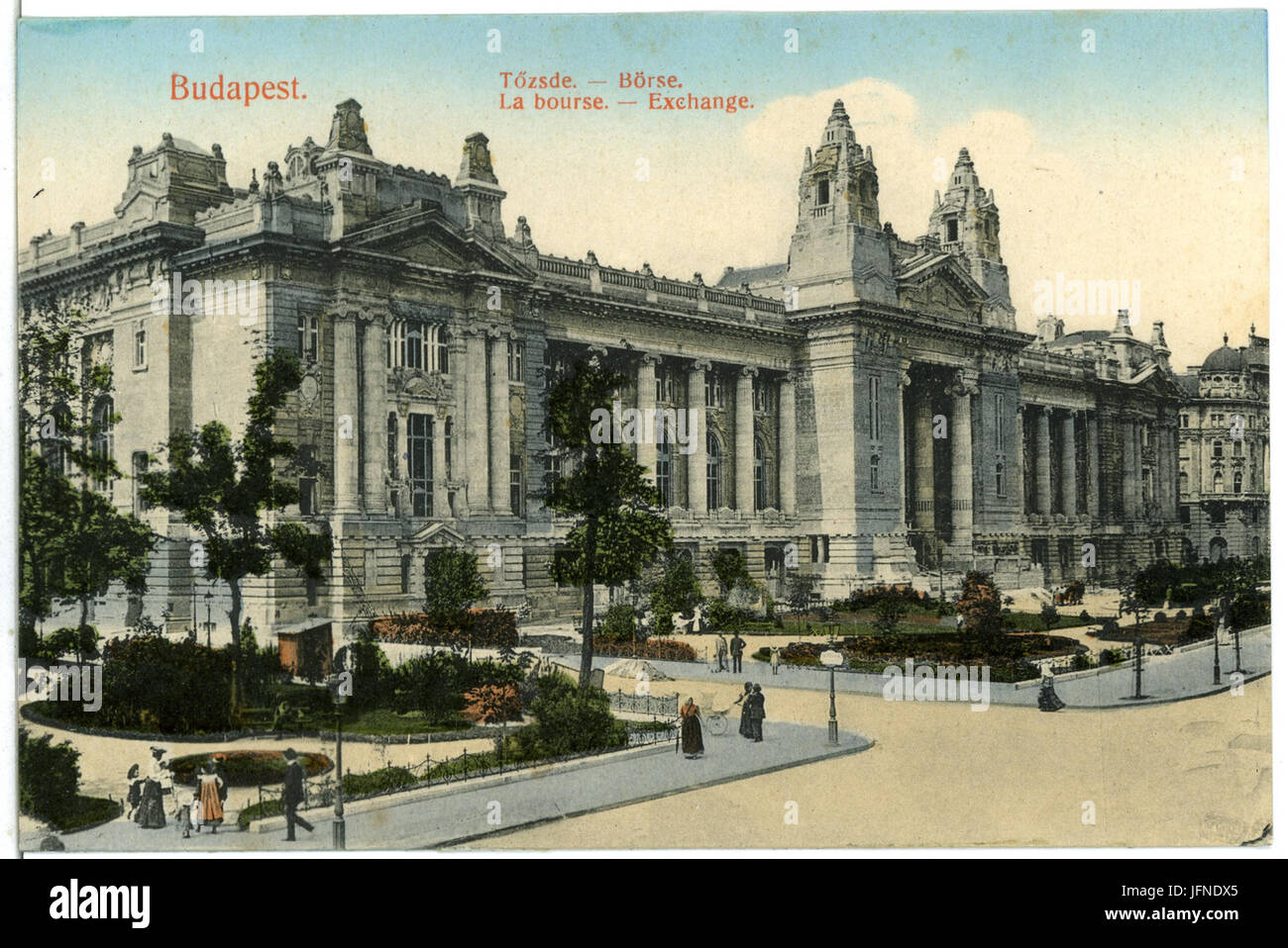 06590-Budapest-1905-Börse-Brück & Sohn Kunstverlag Stock Photo - Alamy