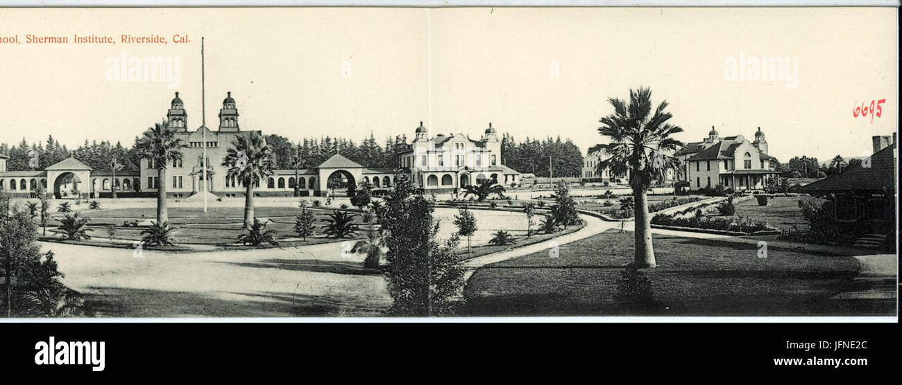 06695-Riverside-1905-Indian School, Sherman Institute (Panorama)-Brück ...