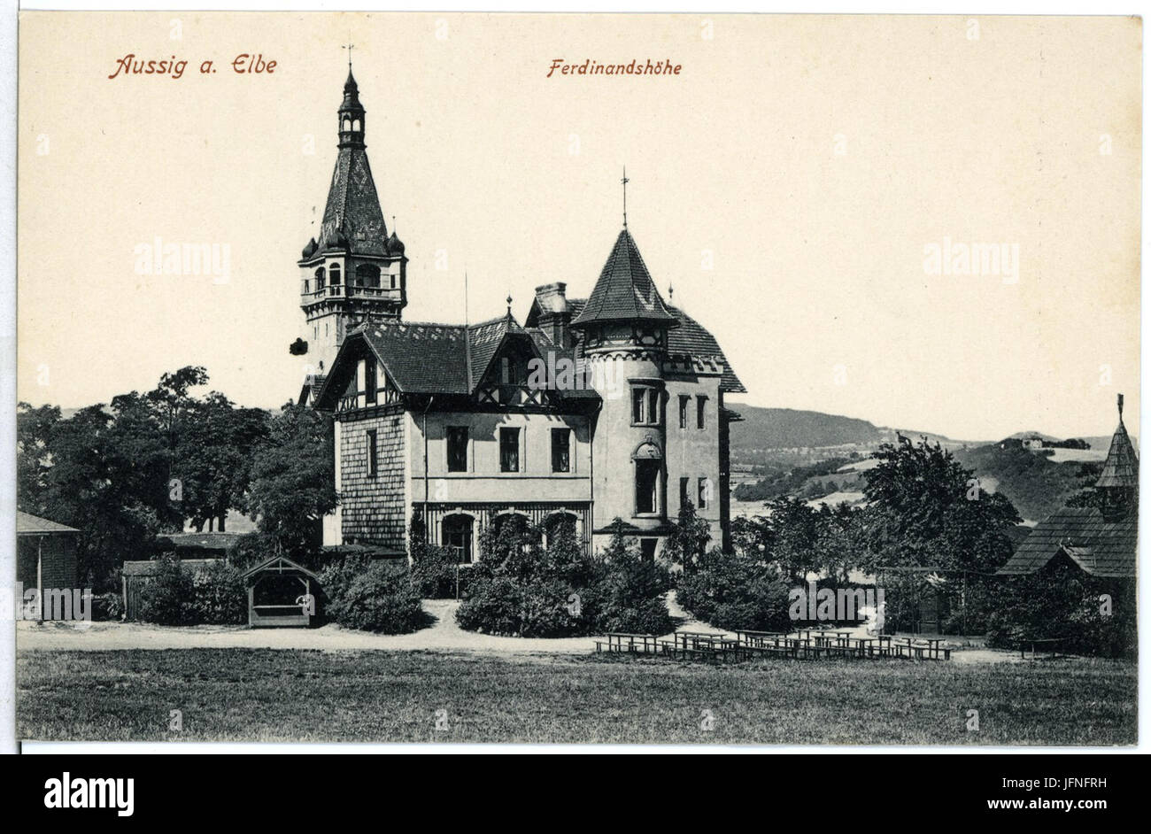 07810-Aussig-1906-Ferdinandshöhe-Brück & Sohn Kunstverlag Stock Photo ...