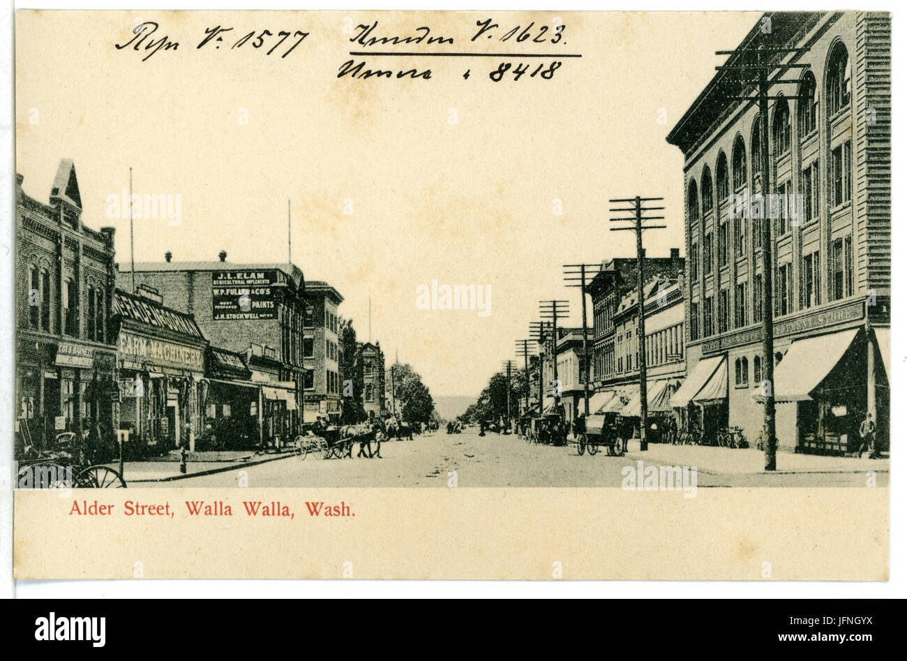 Map of walla walla washington hi-res stock photography and images - Alamy