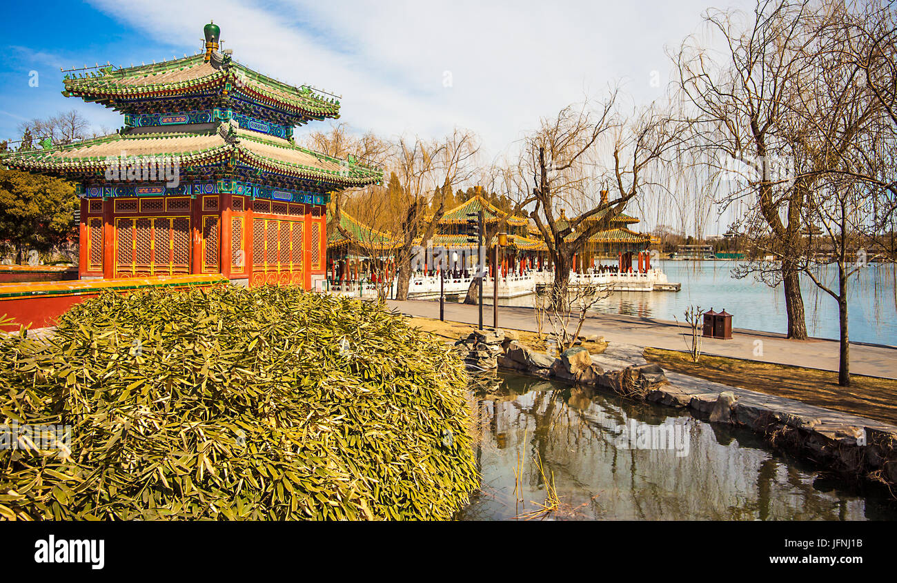 Beihai Park Beijing Stock Photo - Alamy