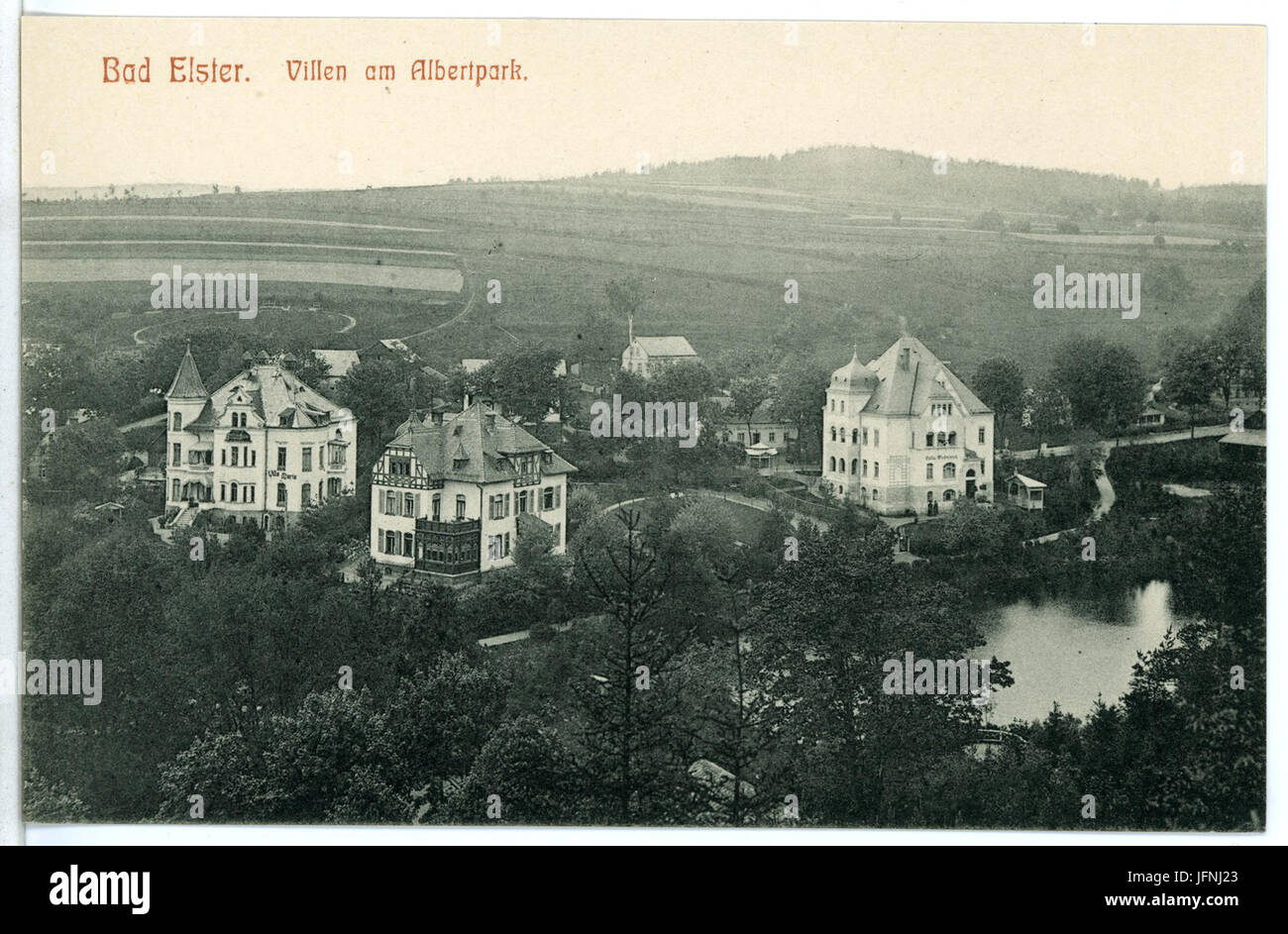 08904-Bad Elster-1907-Villen am Albertpark-Brück & Sohn Kunstverlag ...