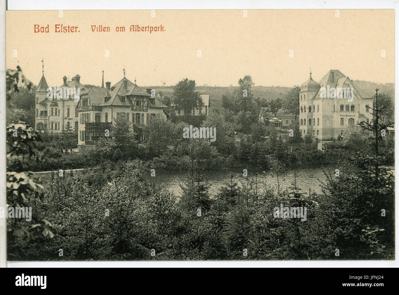 08903-Bad Elster-1907-Villen am Albertpark-Brück & Sohn Kunstverlag ...