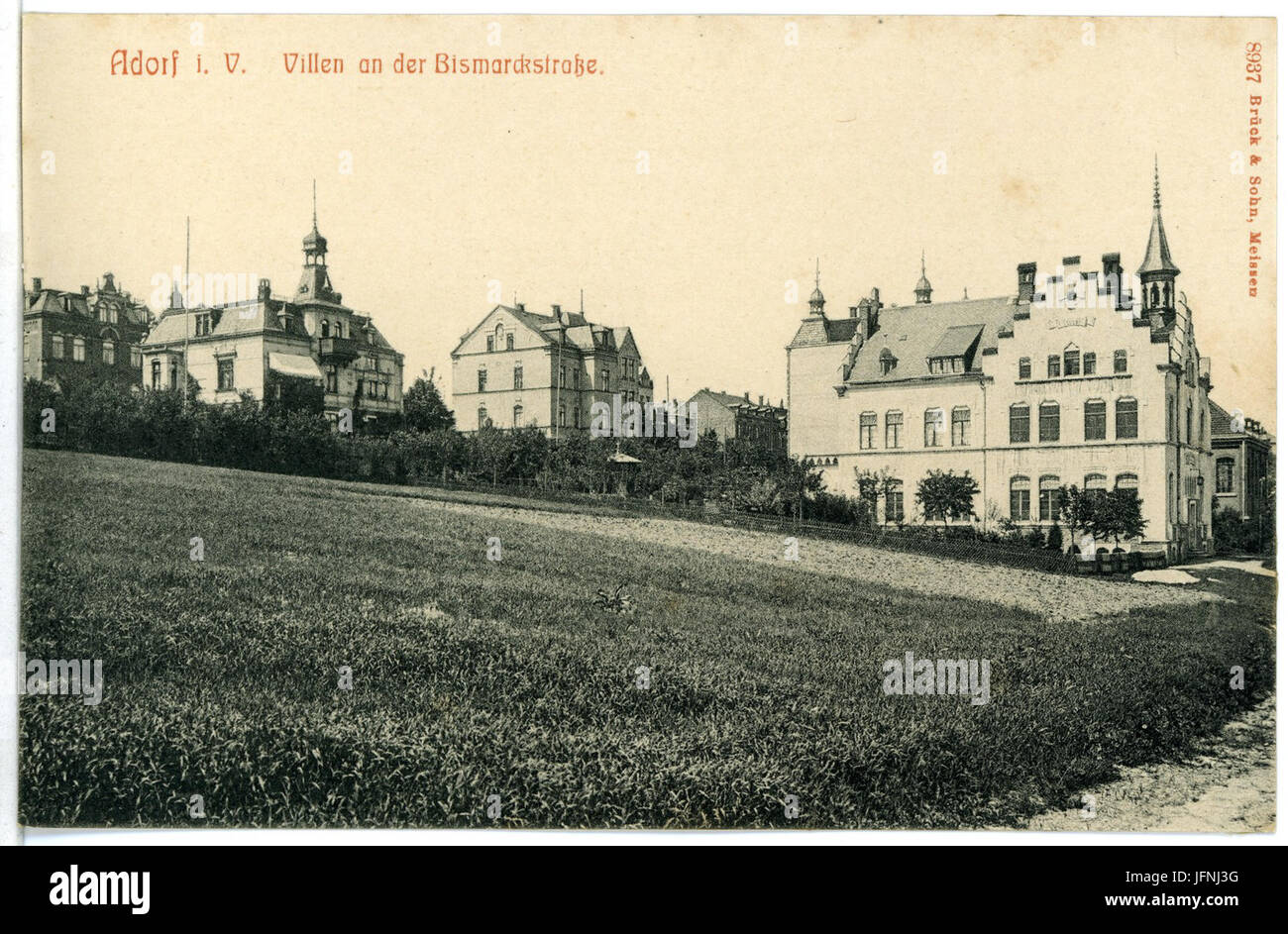 Villen auf der bismarckstrasse hi-res stock photography and images - Alamy