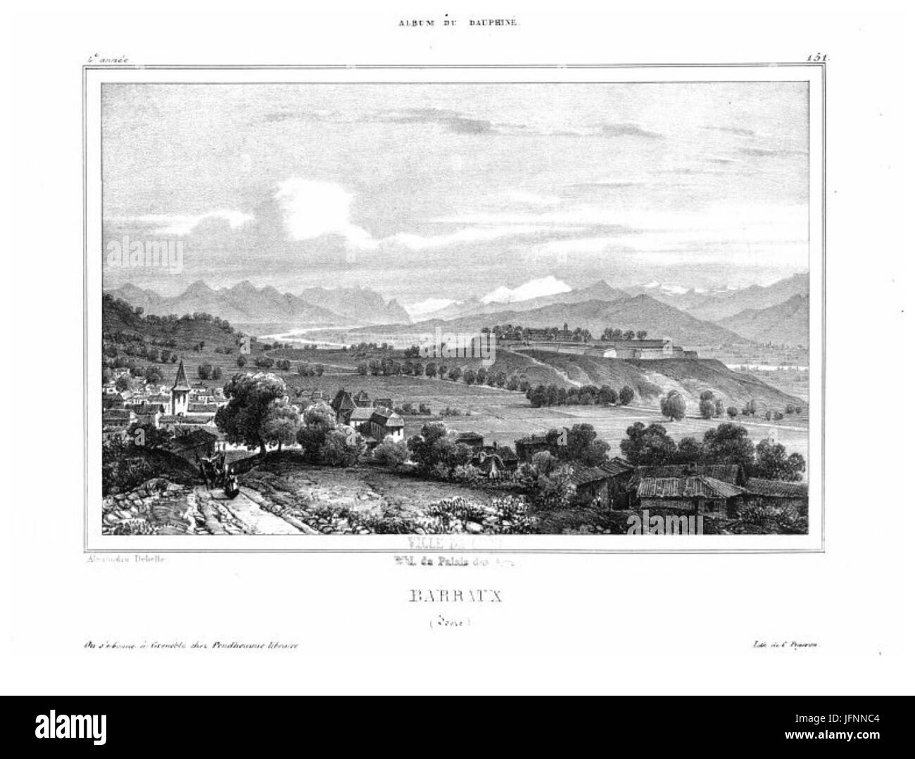 Map of the dauphine Cut Out Stock Images & Pictures - Alamy