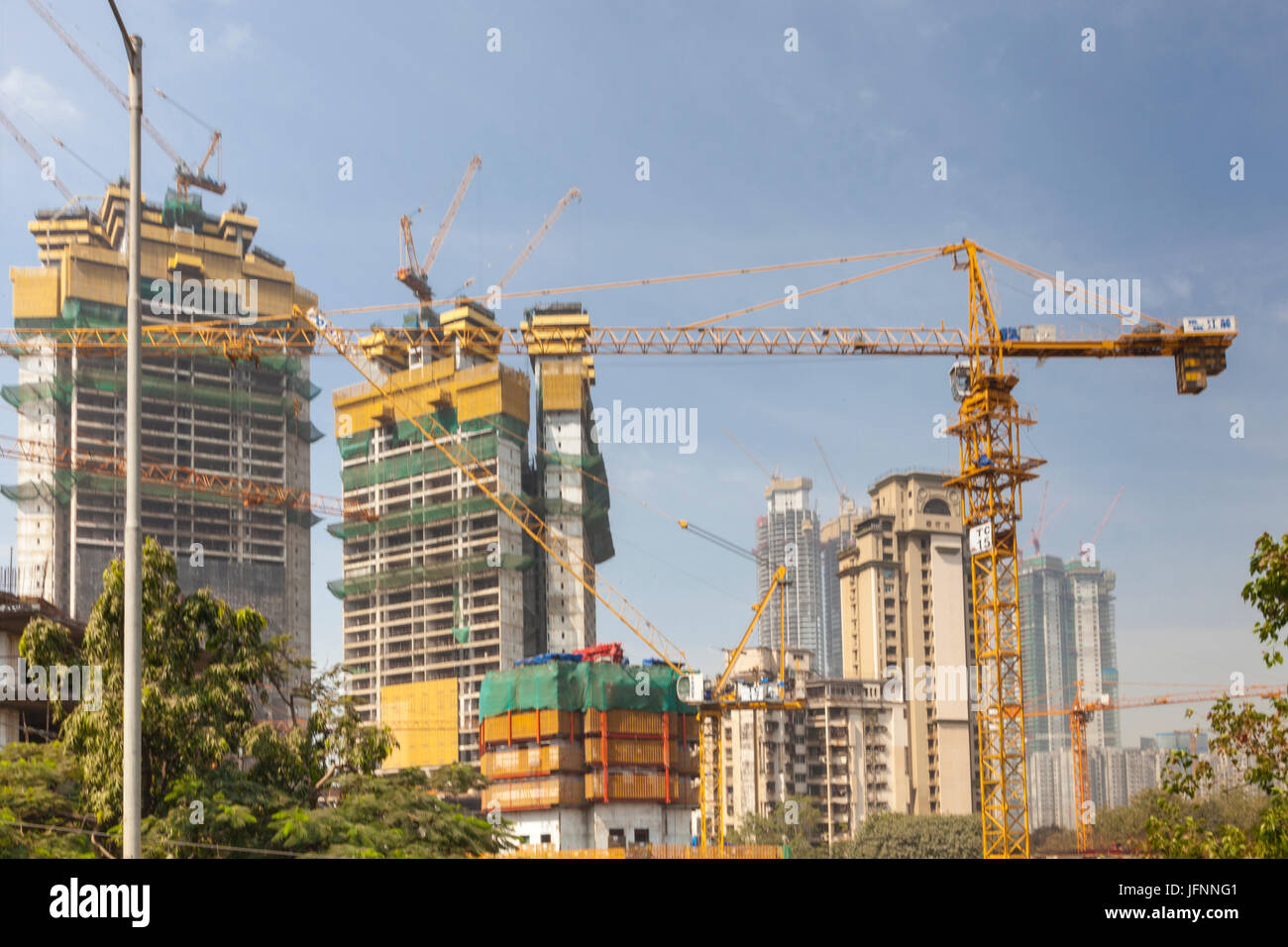 Buildings under construction, Mumbai, India Stock Photo - Alamy
