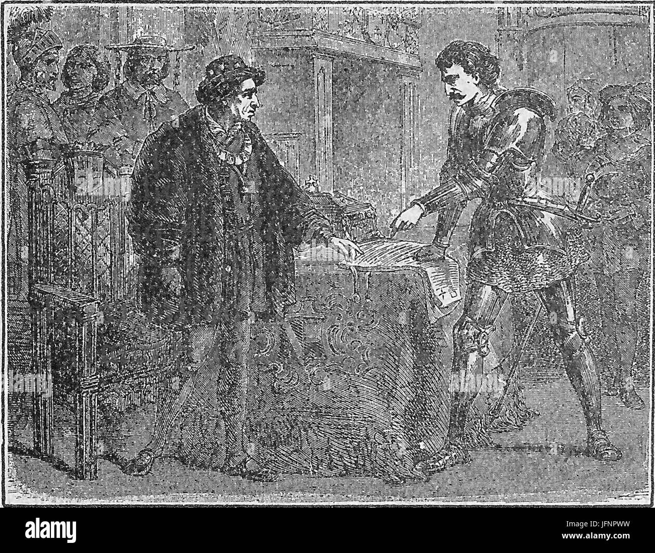 1468 - Louis XI - Traité de Péronne Stock Photo - Alamy