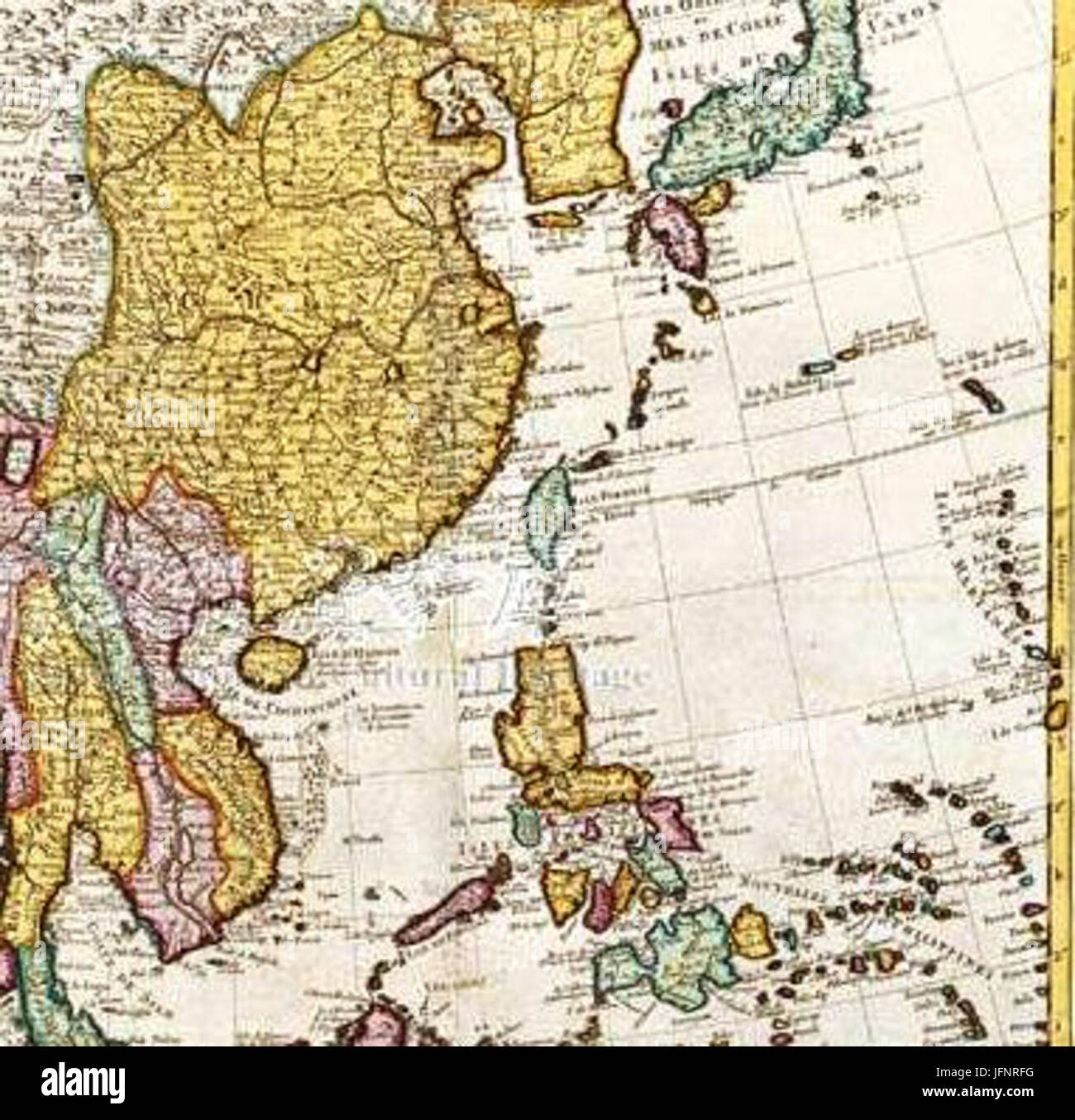 1705 Map of Formosa 28Taiwan29 and Surrounding Countries by French ...
