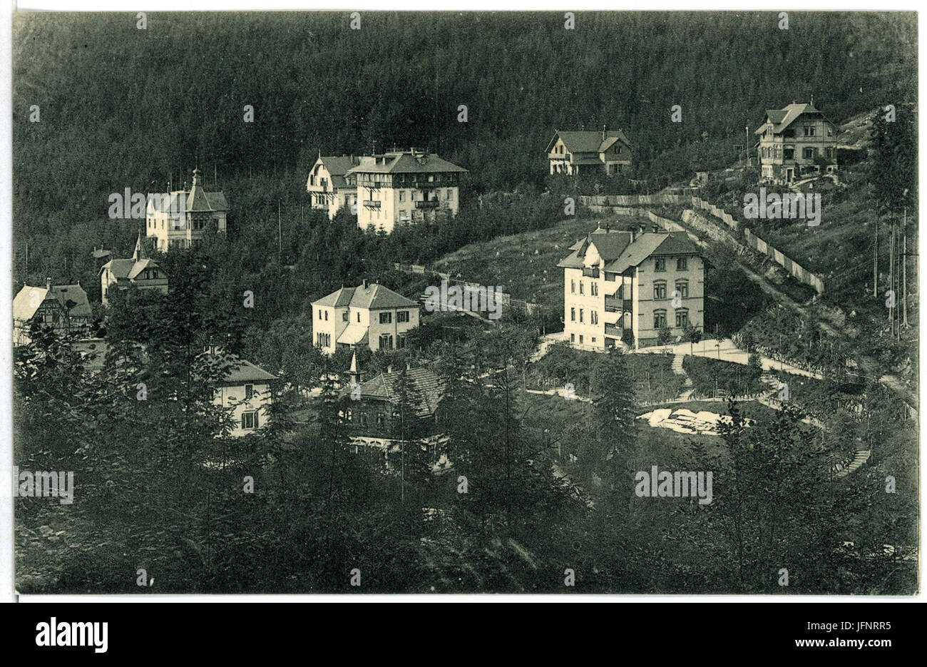 01774-Kipsdorf-1901-Villenkolonie-Brück & Sohn Kunstverlag Stock Photo ...