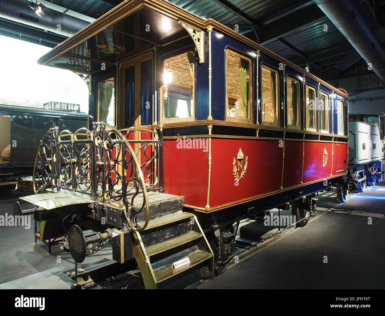 1856 wagon impérial No 6 de Napoleon III Stock Photo - Alamy