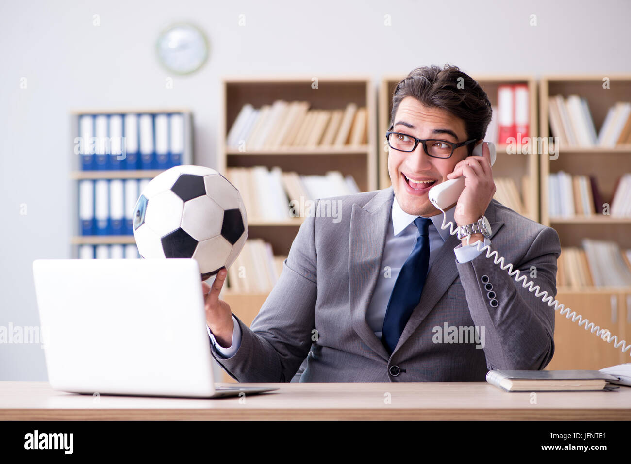 Football manager game phone hi-res stock photography and images - Alamy