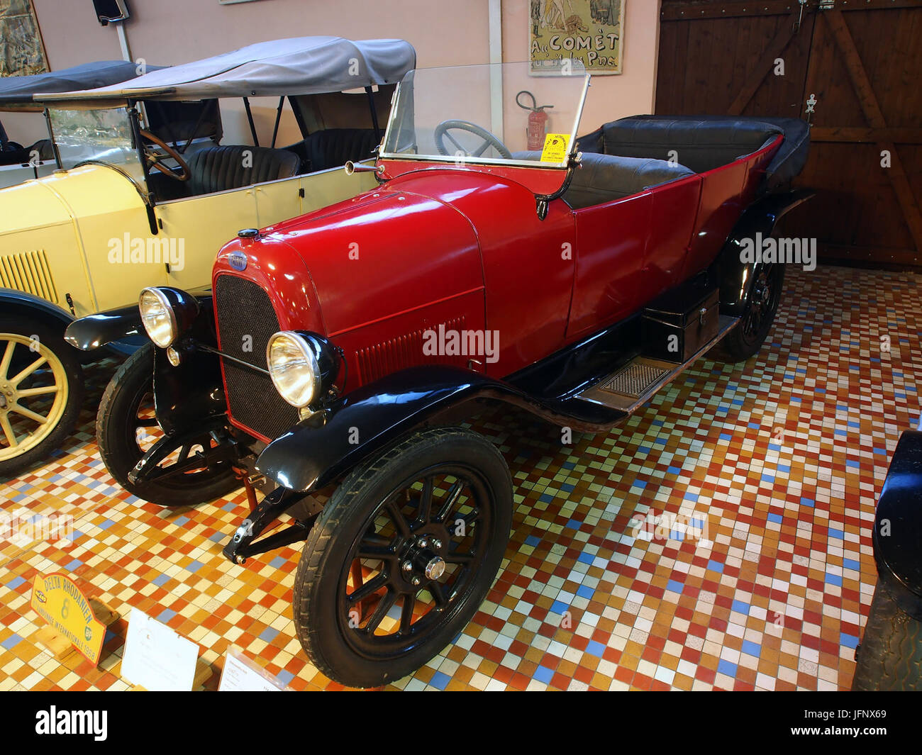 1921 Fiat 501 Torpedo 10CV, 1450cc, 4cyl, at the Musée Automobile de ...