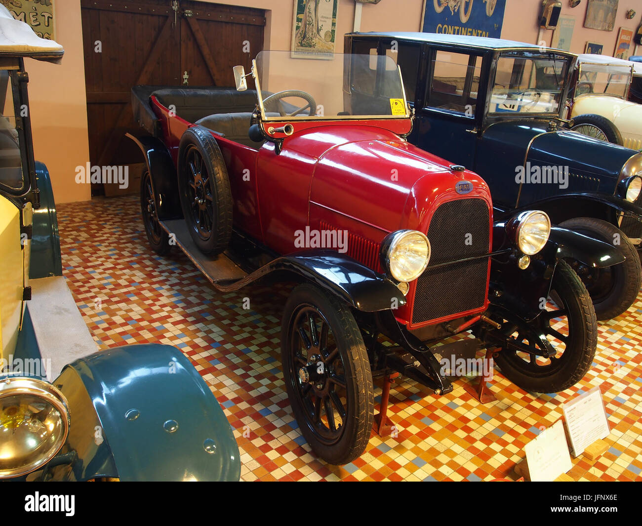 1921 Fiat 501 Torpedo 10CV, 1450cc, 4cyl, at the Musée Automobile de ...