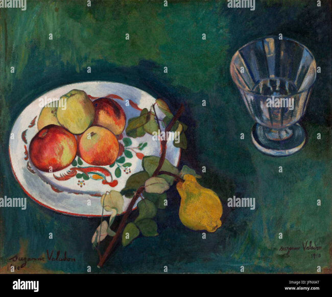 345Suzanne Valadon 281865 - 193829 Still life with fruit and glass ...