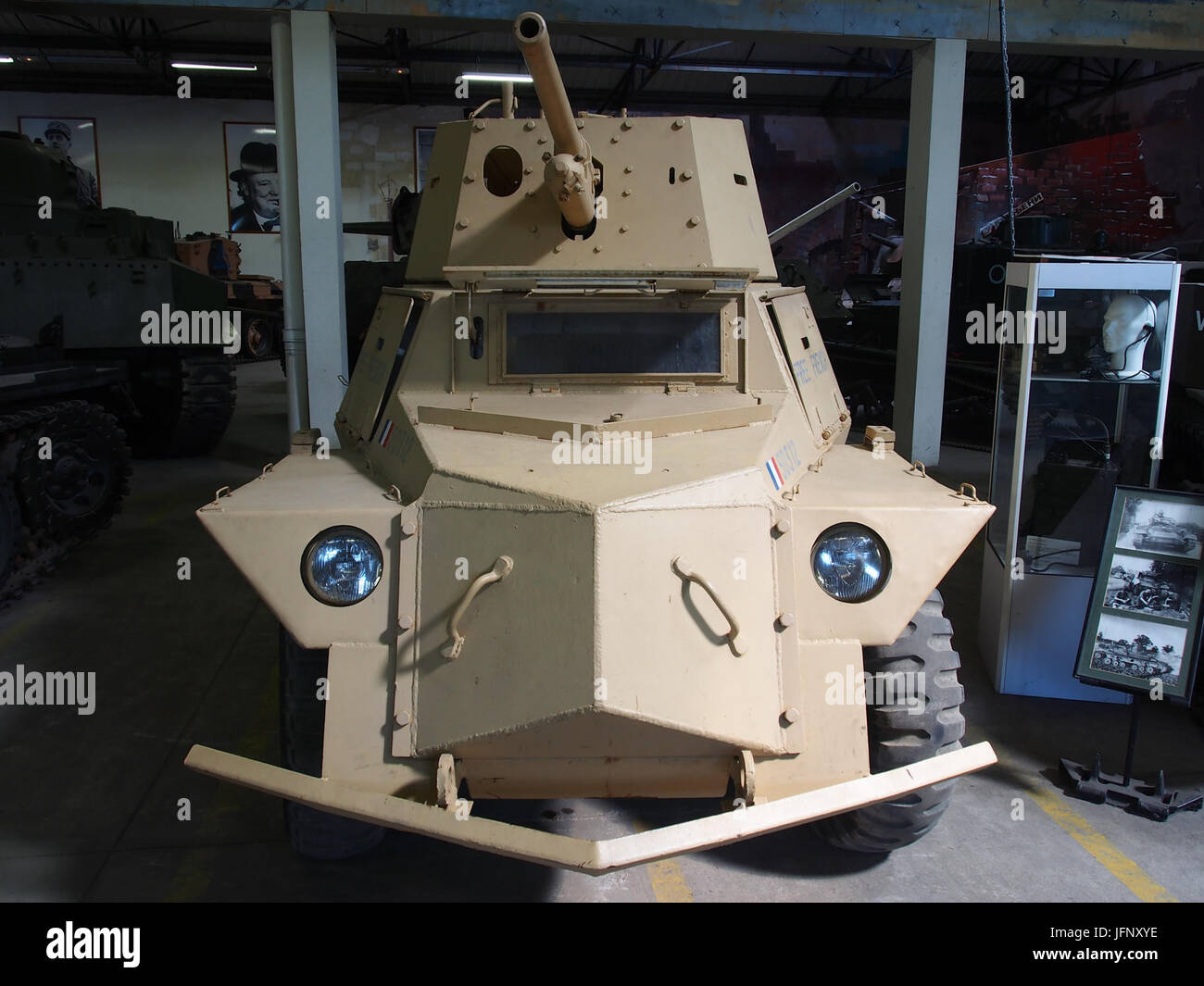 1943 Marmon Herrington SARC MkIV, armored car in the Musée des Blindés ...