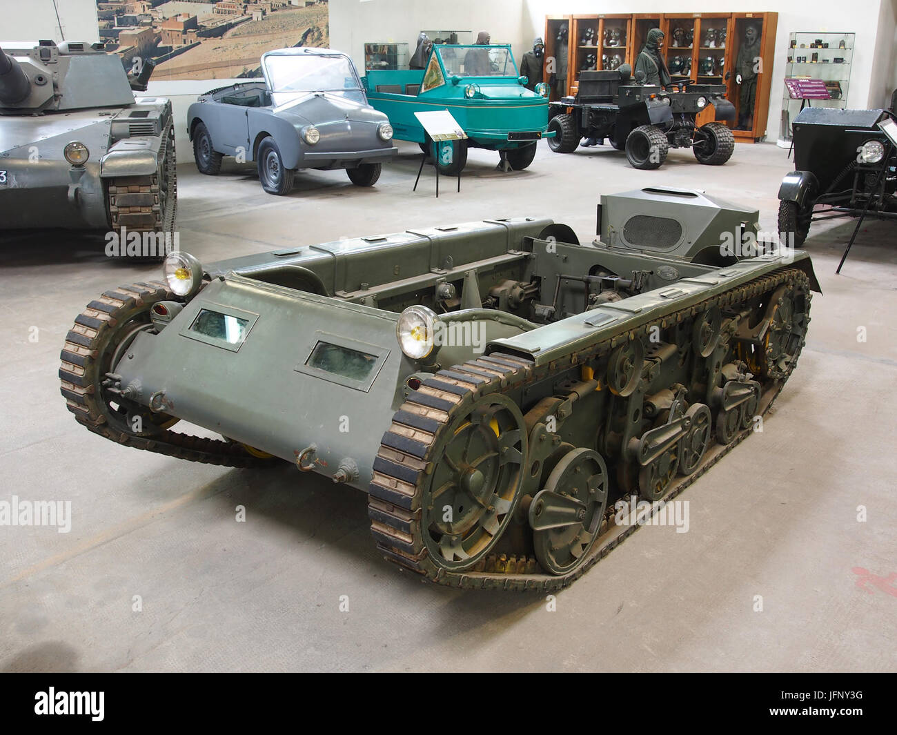 1955 Fouga VP 90, Tanks in the Musée des Blindés, France, pic-1 Stock ...