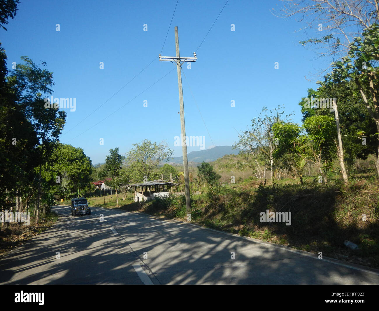 0385jfTalbak Doña Remedios Trinidad Pineapple fields Roads Hills Treesfvf 06 Stock Photo - Alamy