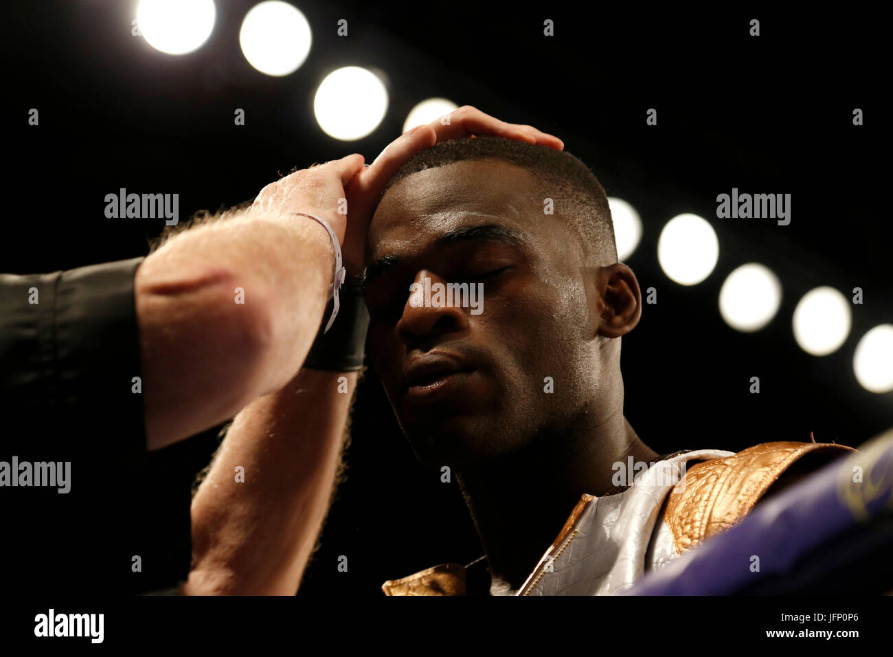 Joshua Buatsi before his Light-Heavyweight contest against Carlos Mena ...
